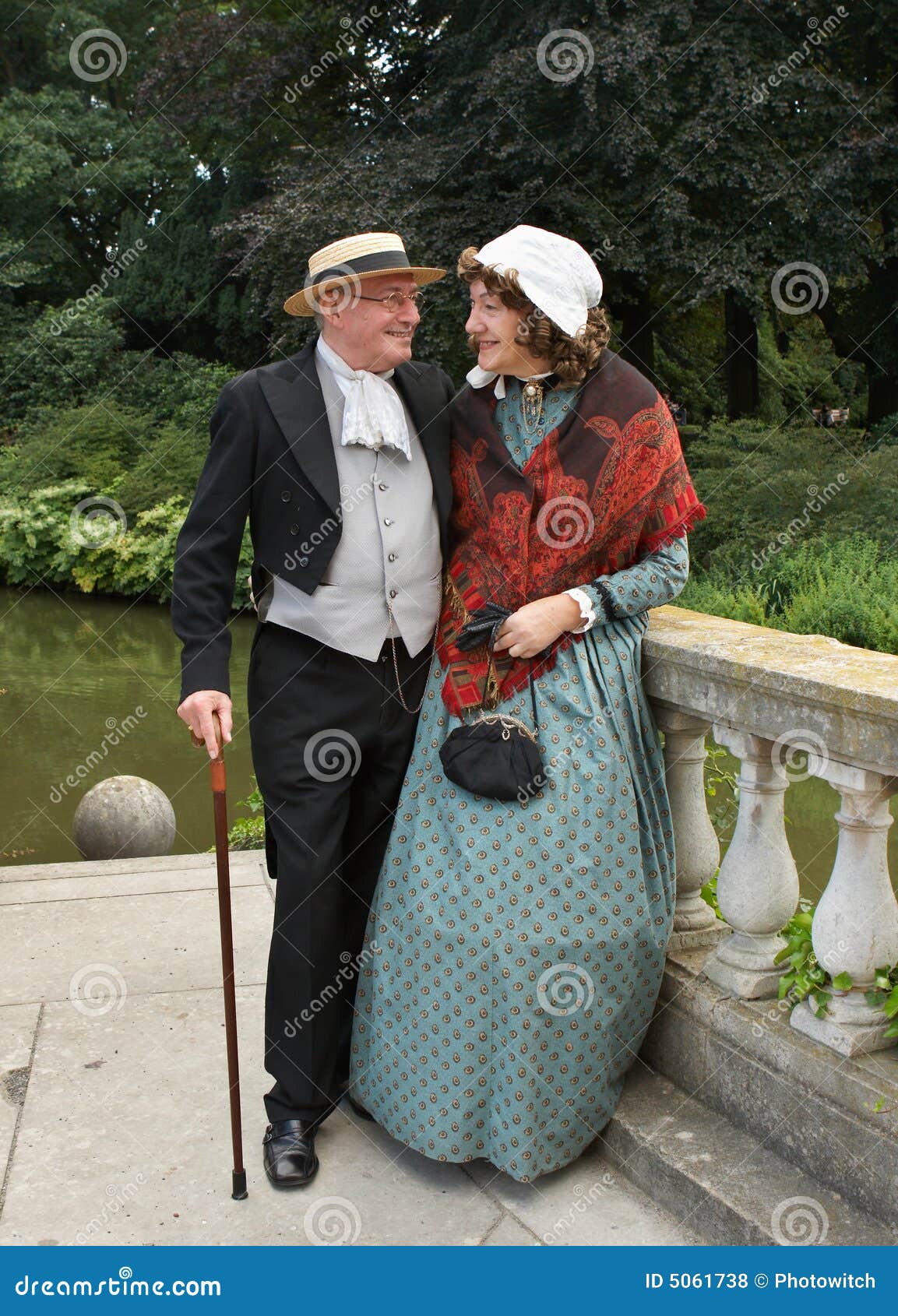 Victorian couple stock photo. Image of society, dress - 5061738