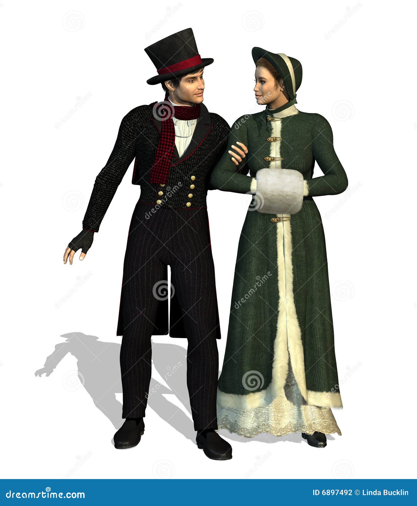 Victorian Couple Stock Photography - Image: 6897492