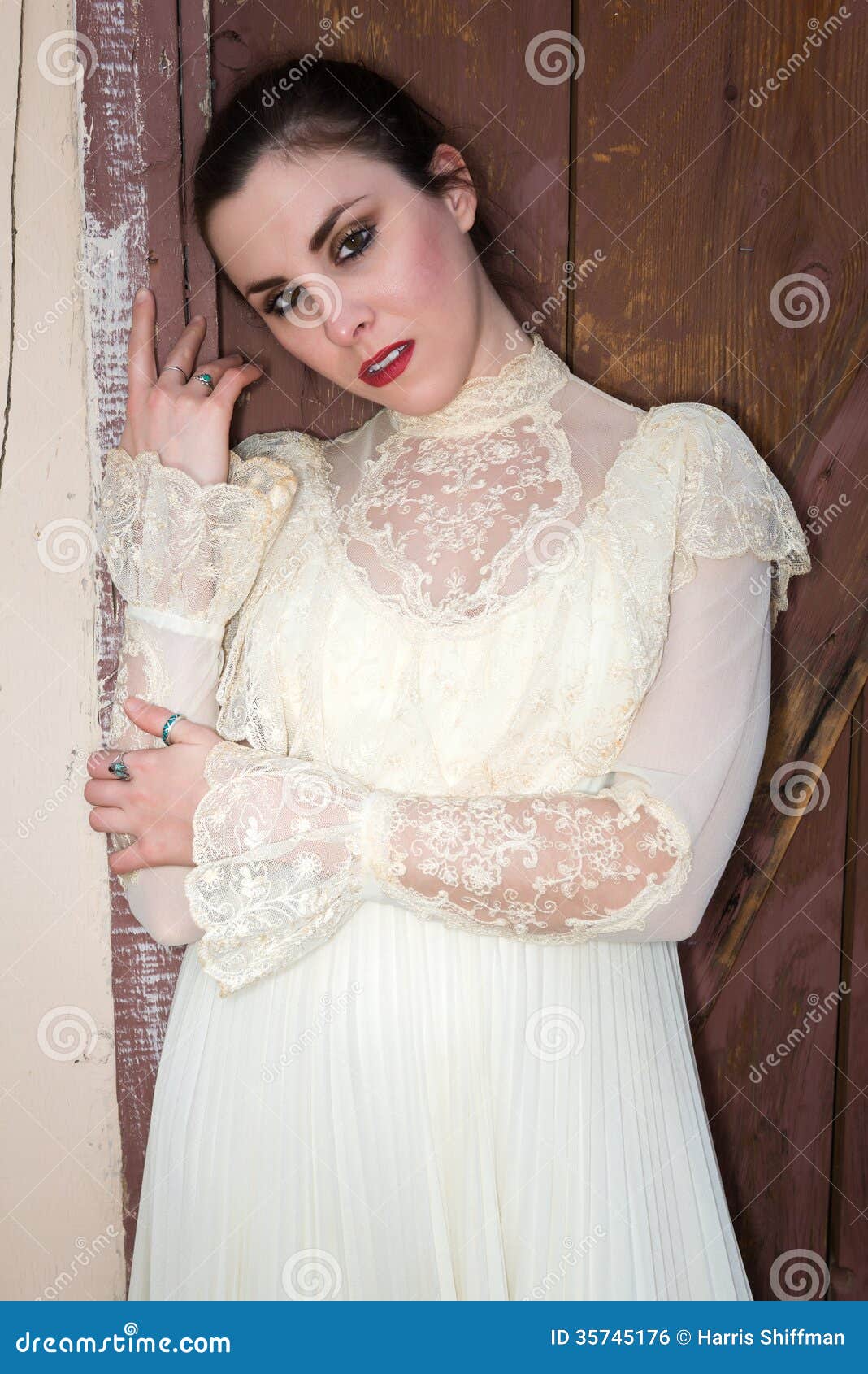 Victorian dress stock photo. Image of western, modest - 35745176