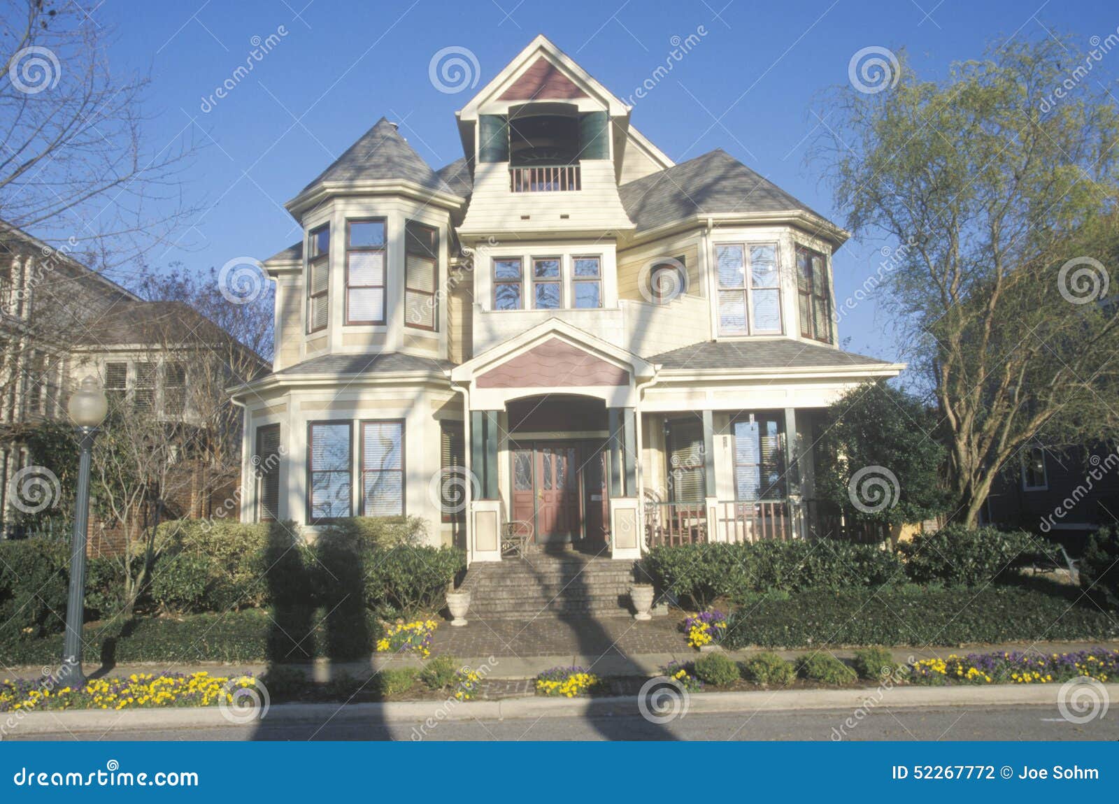 Victorian Era Home in Memphis, TN Stock Photo - Image of america ...