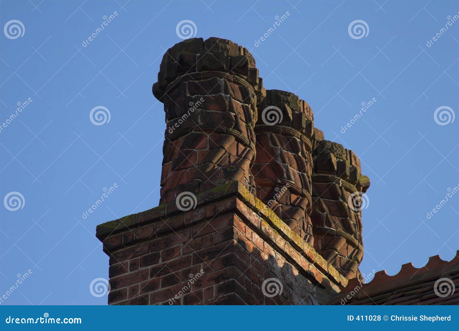 Victorian Fancy Chimney Pots Stock Photo - Image of unique, cement: 411028
