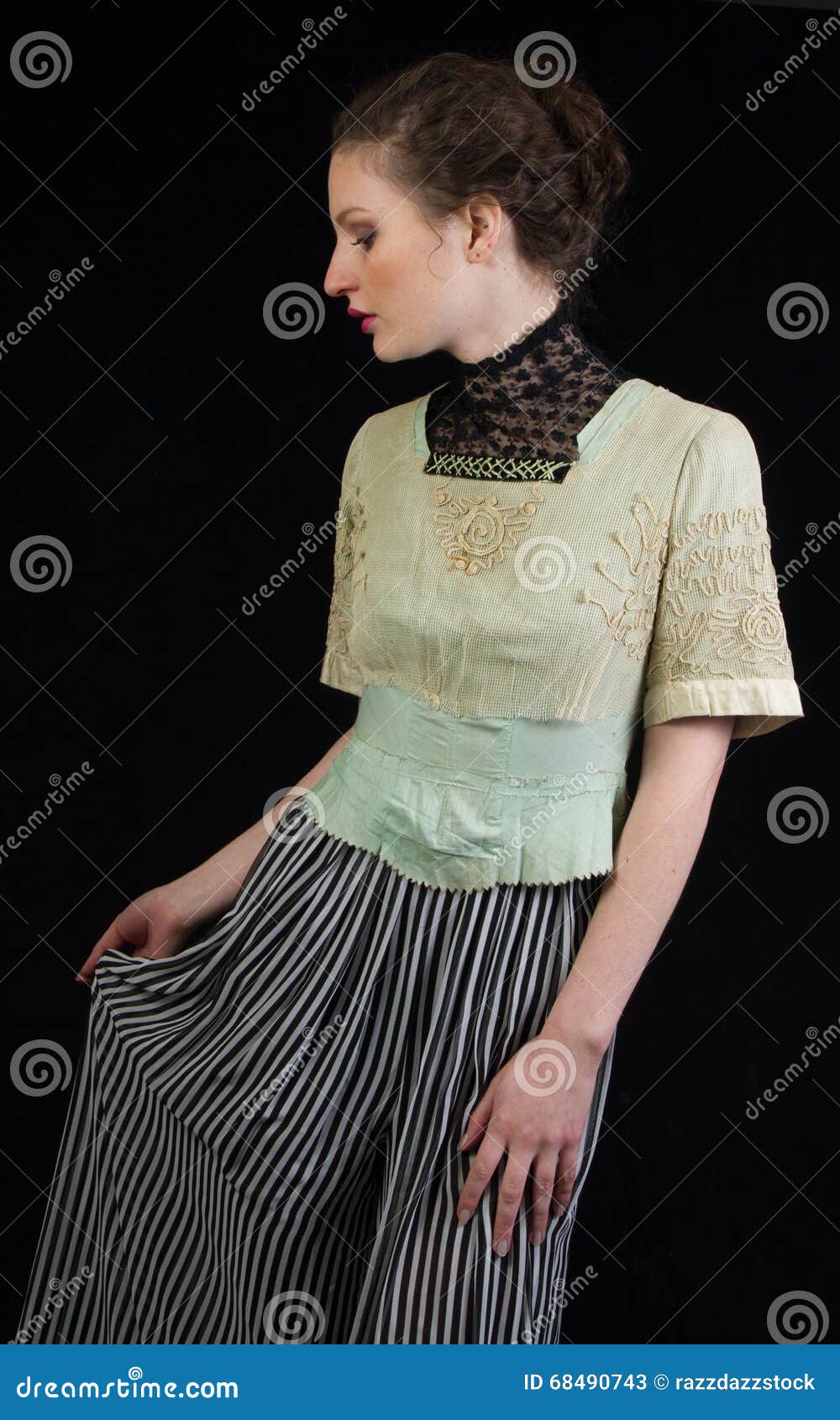 Victorian stock image. Image of black, material, elegant - 68490743