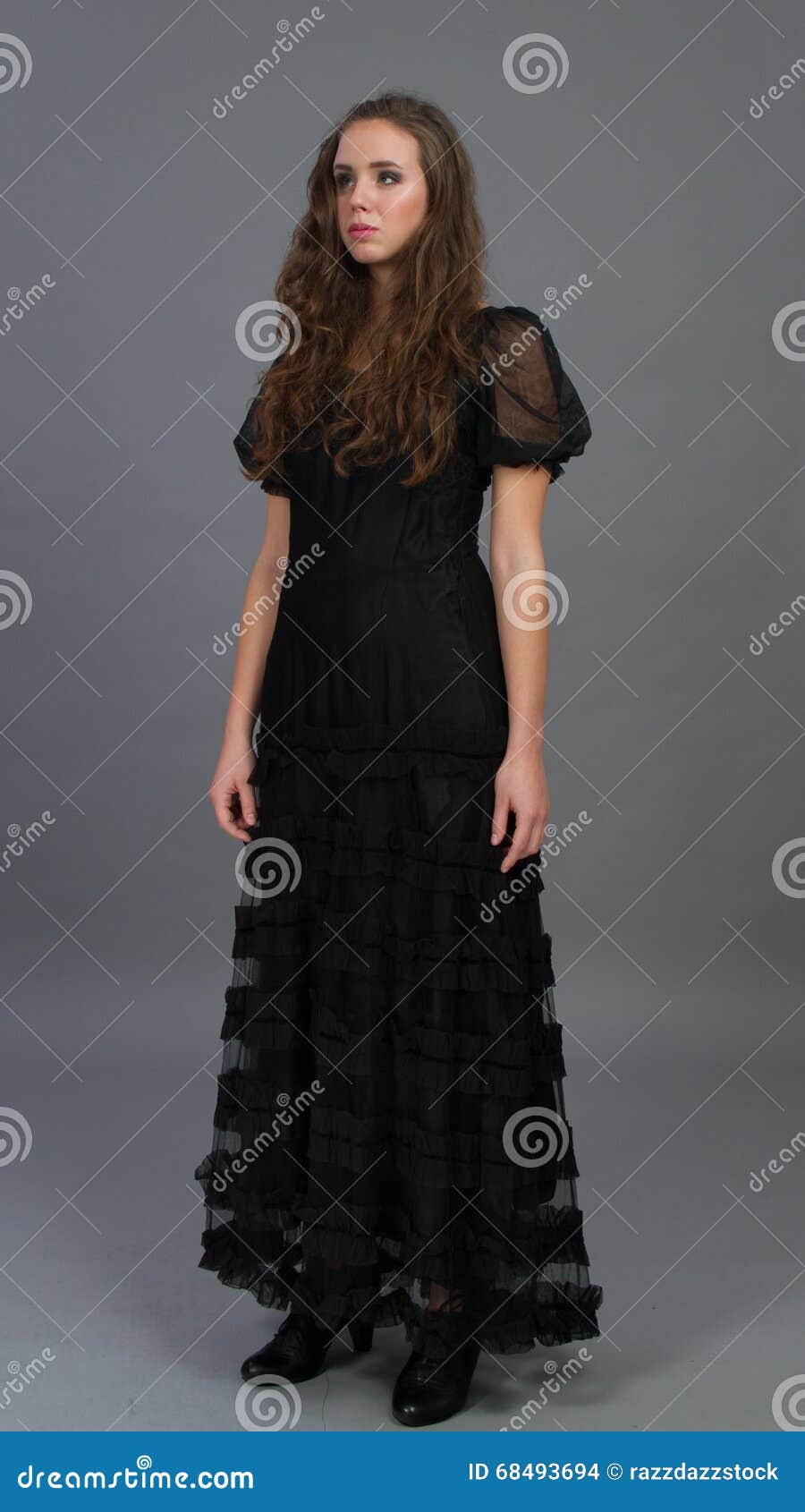 Victorian stock photo. Image of jewelry, hair, black - 68493694