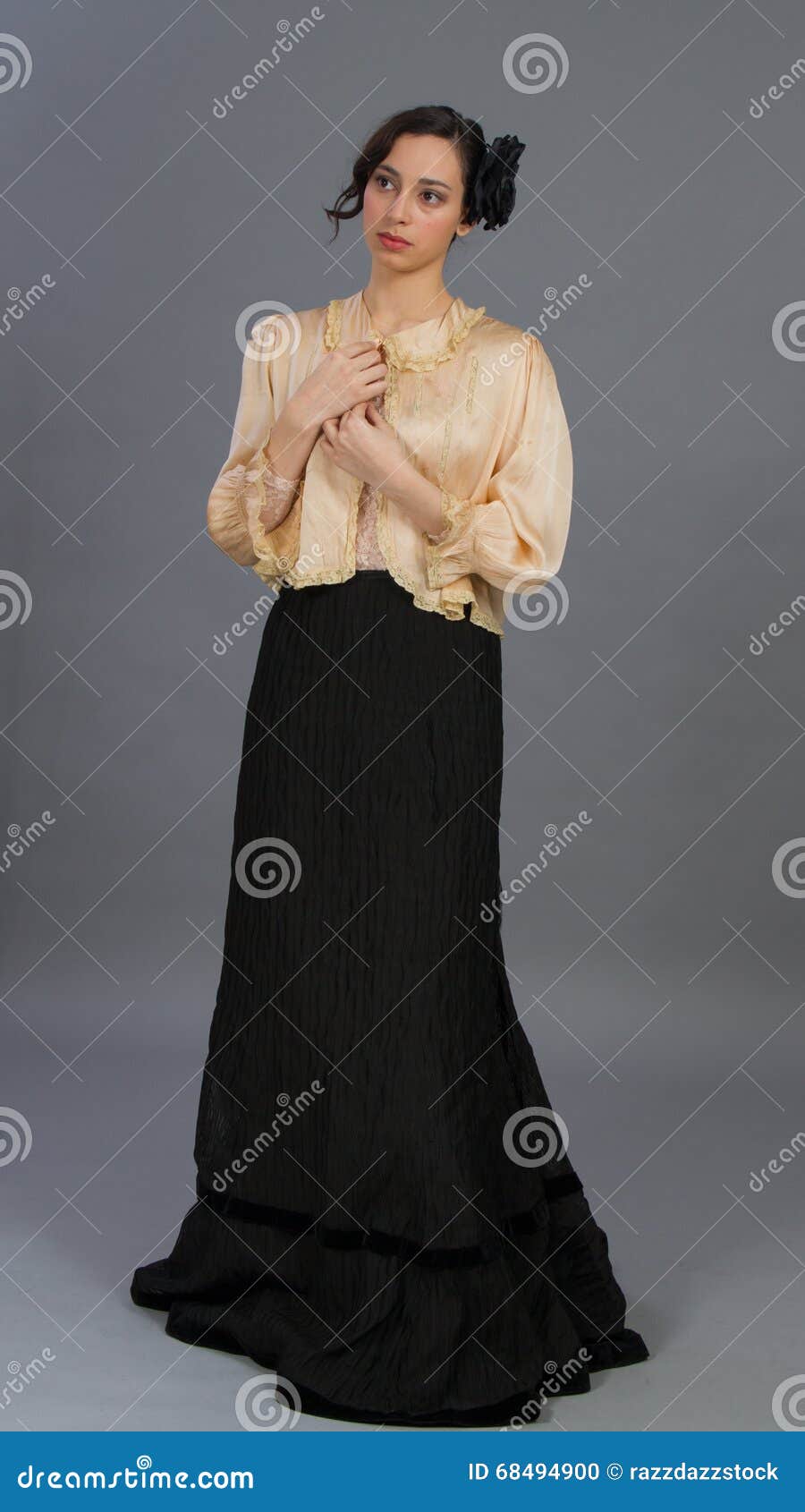 Victorian stock photo. Image of fashion, model, lace - 68494900