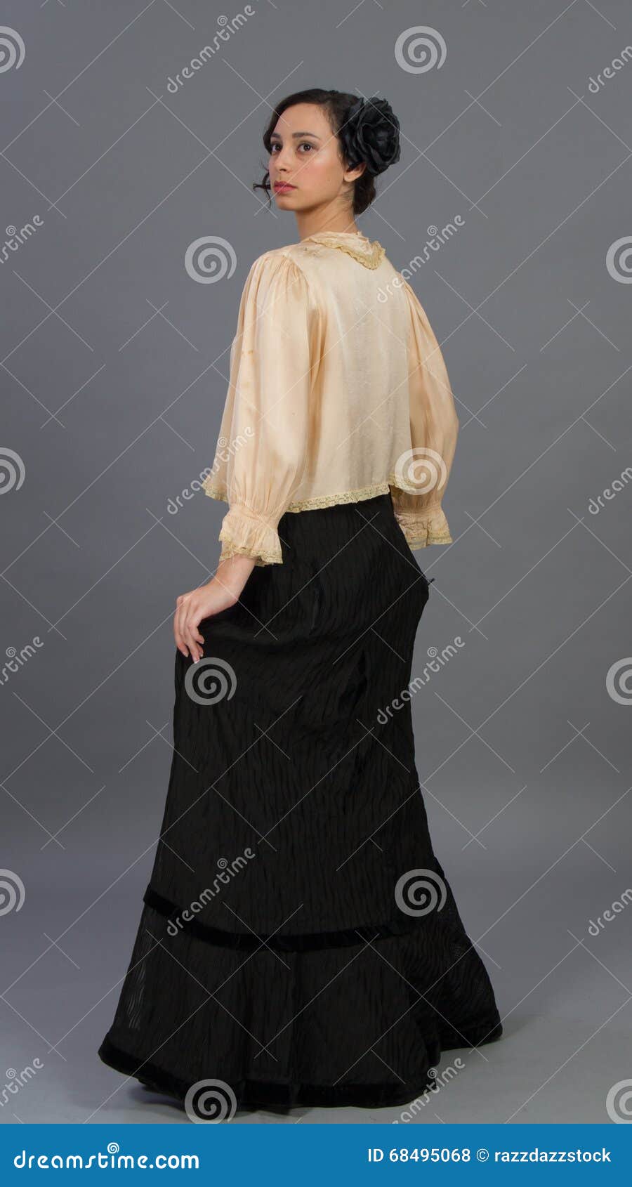 Victorian stock photo. Image of look, hand, model, formal - 68495068