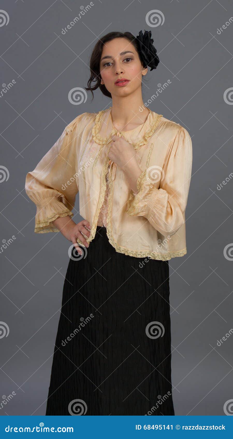 Victorian stock image. Image of girl, look, blond, chest - 68495141