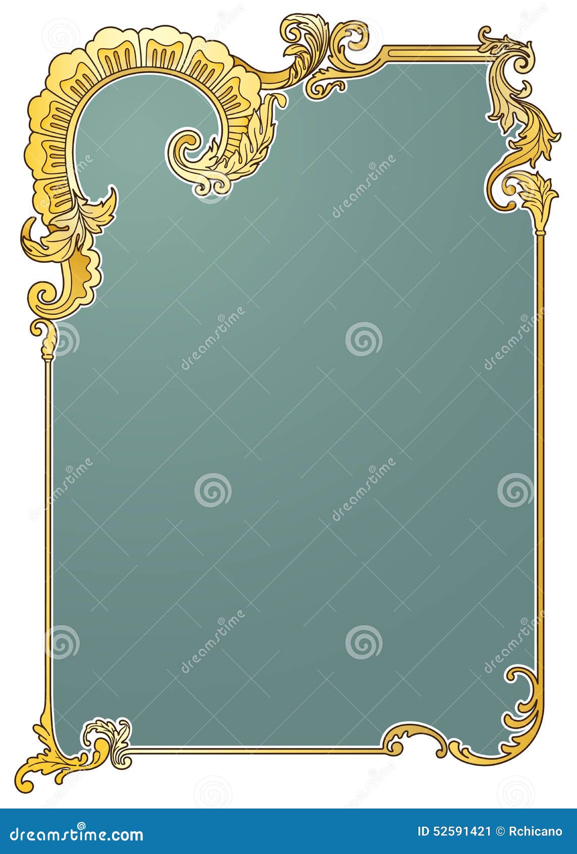 Victorian frame stock illustration. Illustration of ornate - 52591421