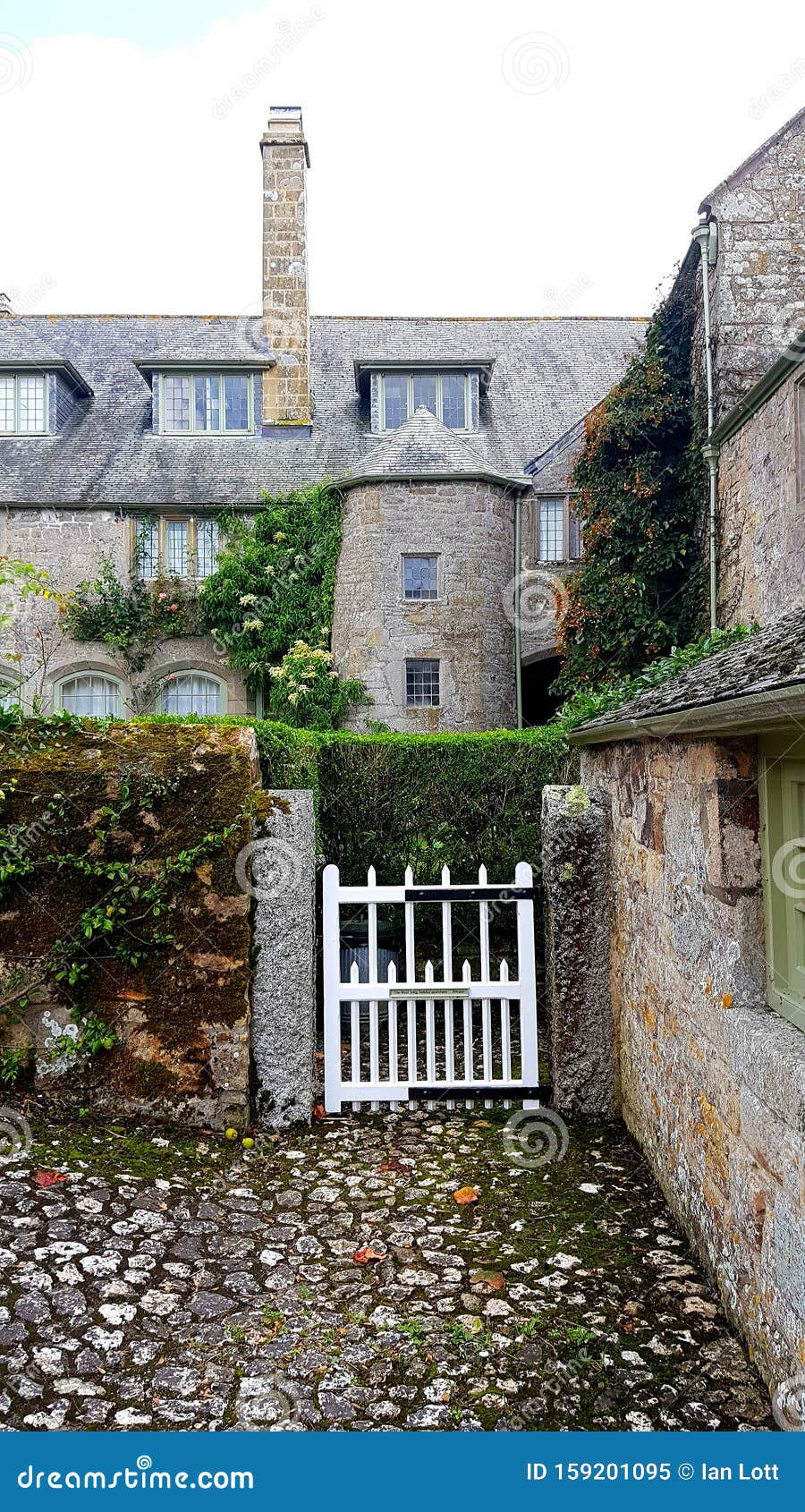Victorian Garden Gate , Cornwall Uk Stock Image - Image of cornwall ...
