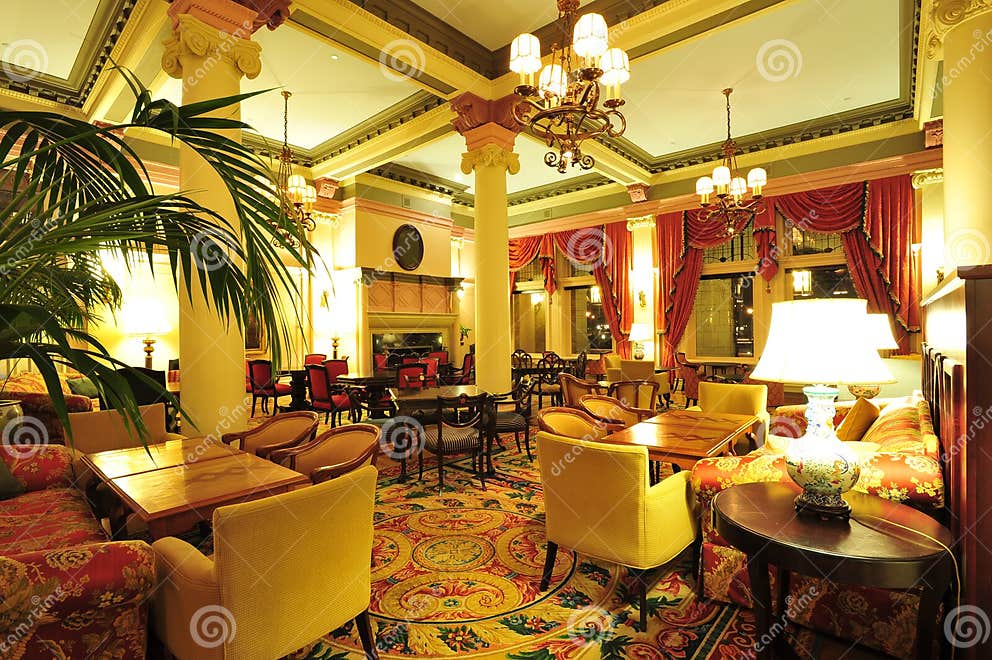 Victorian hotel lobby stock photo. Image of interior, lighting - 8765124