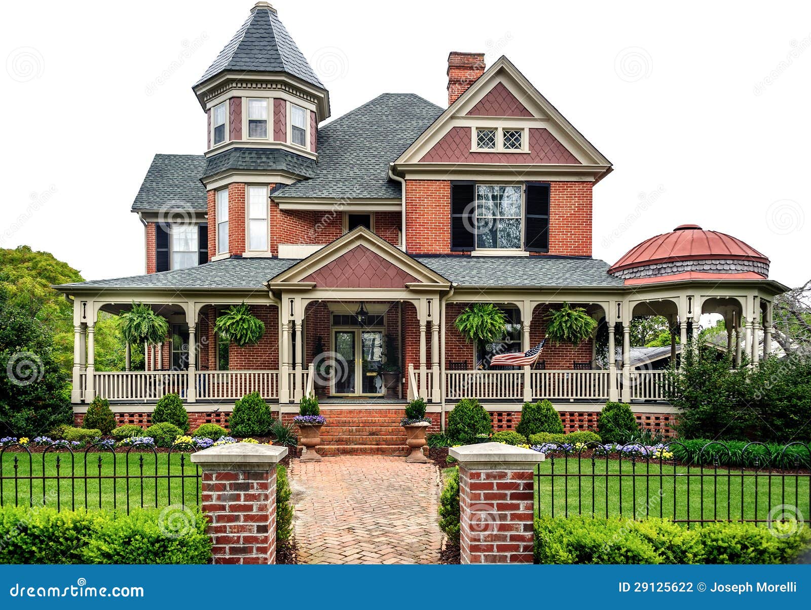Victorian House stock photo. Image of landscaping, home - 29125622