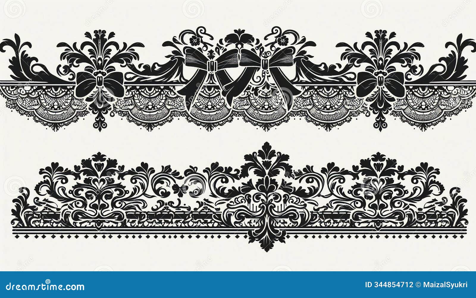Victorian Lace Card Vector Illustration | CartoonDealer.com #45334418