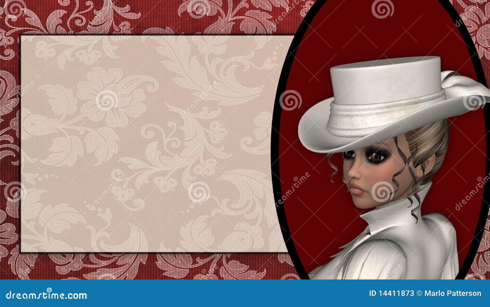 Victorian Lady Background stock illustration. Illustration of burgundy ...