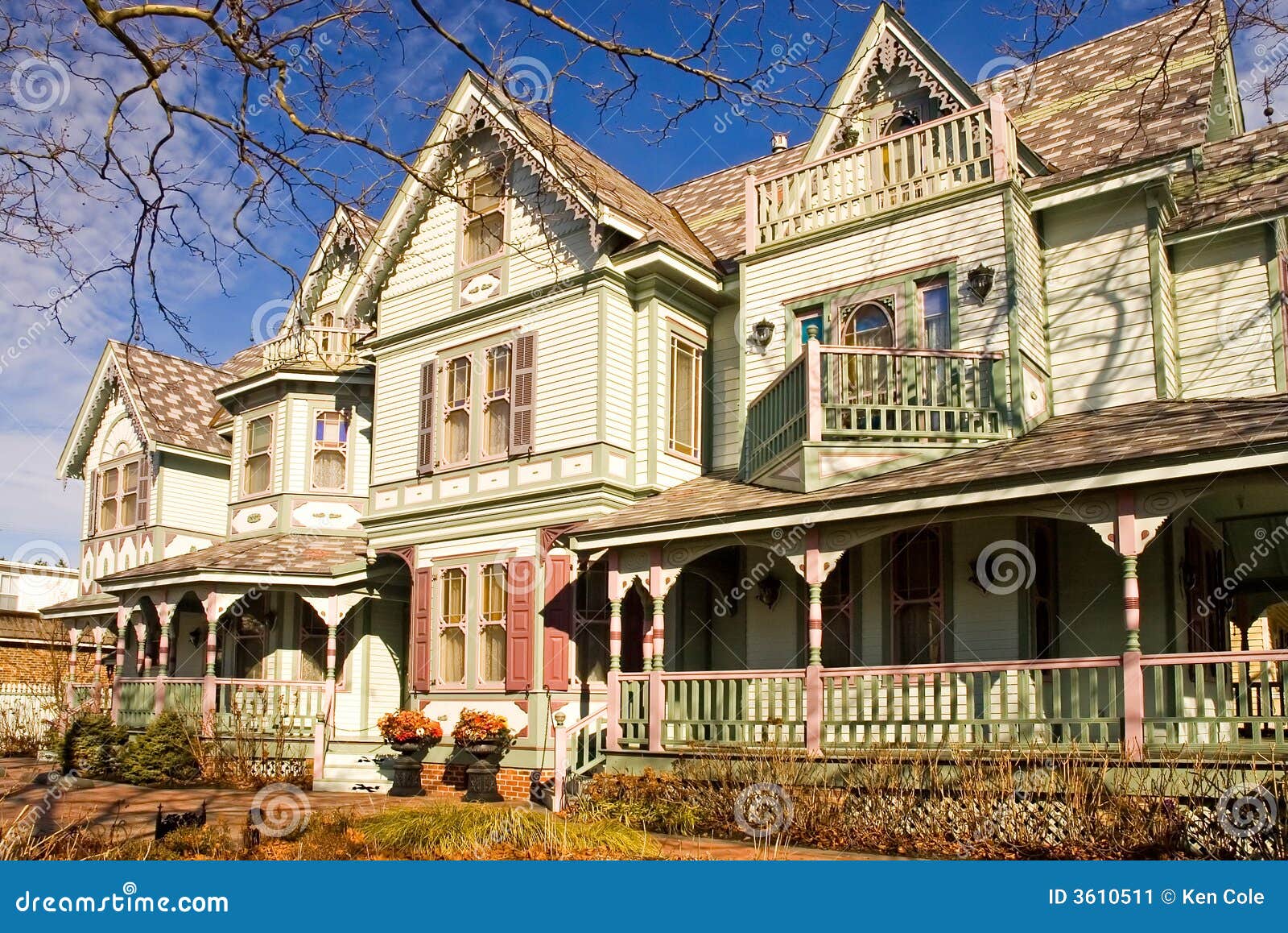 Victorian mansion stock image. Image of home, decorated - 3610511