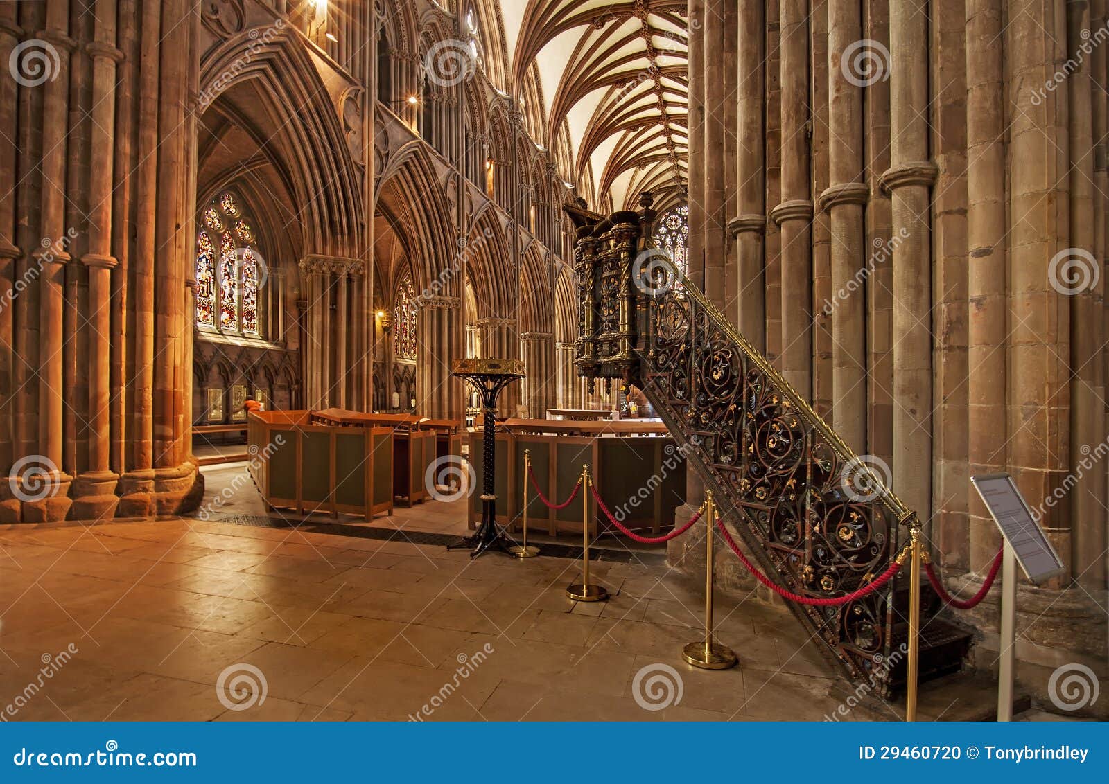 Victorian Pulpit Lichfield Cathedral Stock Photo - Image of lichfield ...