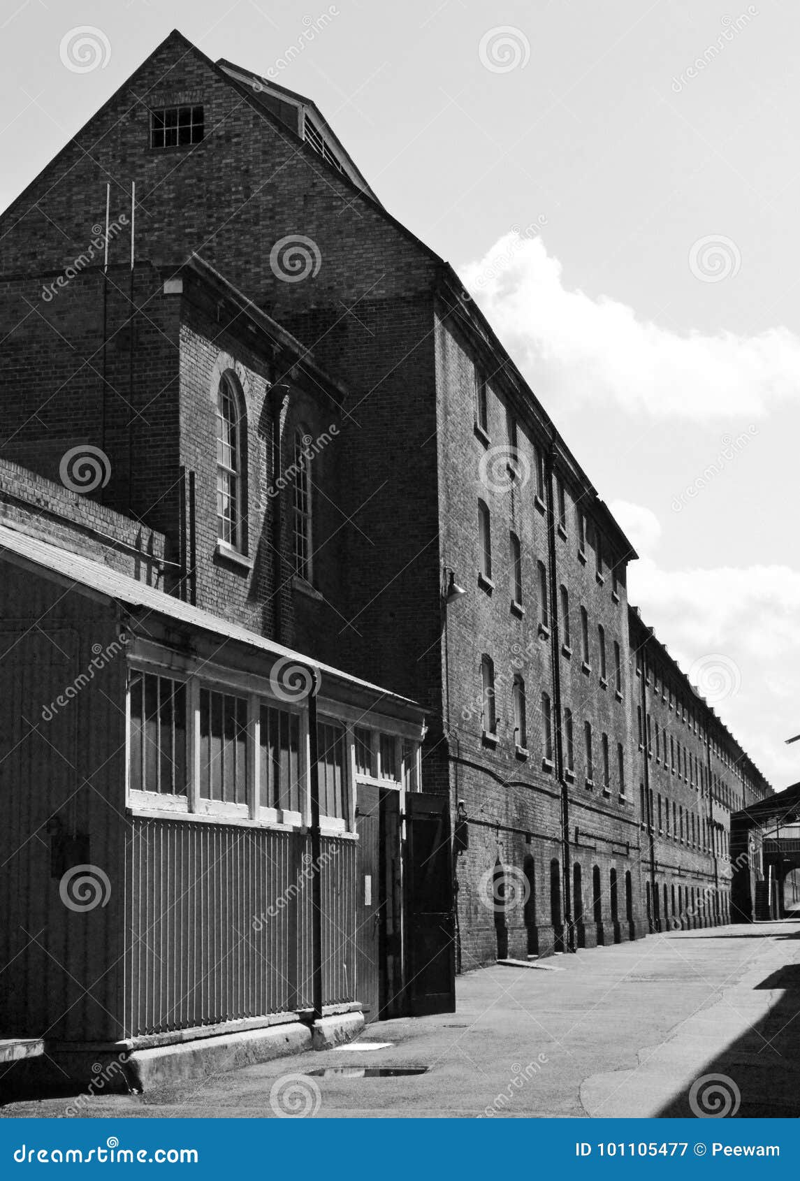 Victorian Ropery Building at Chatham Historic Dockyard Kent, UK Stock ...