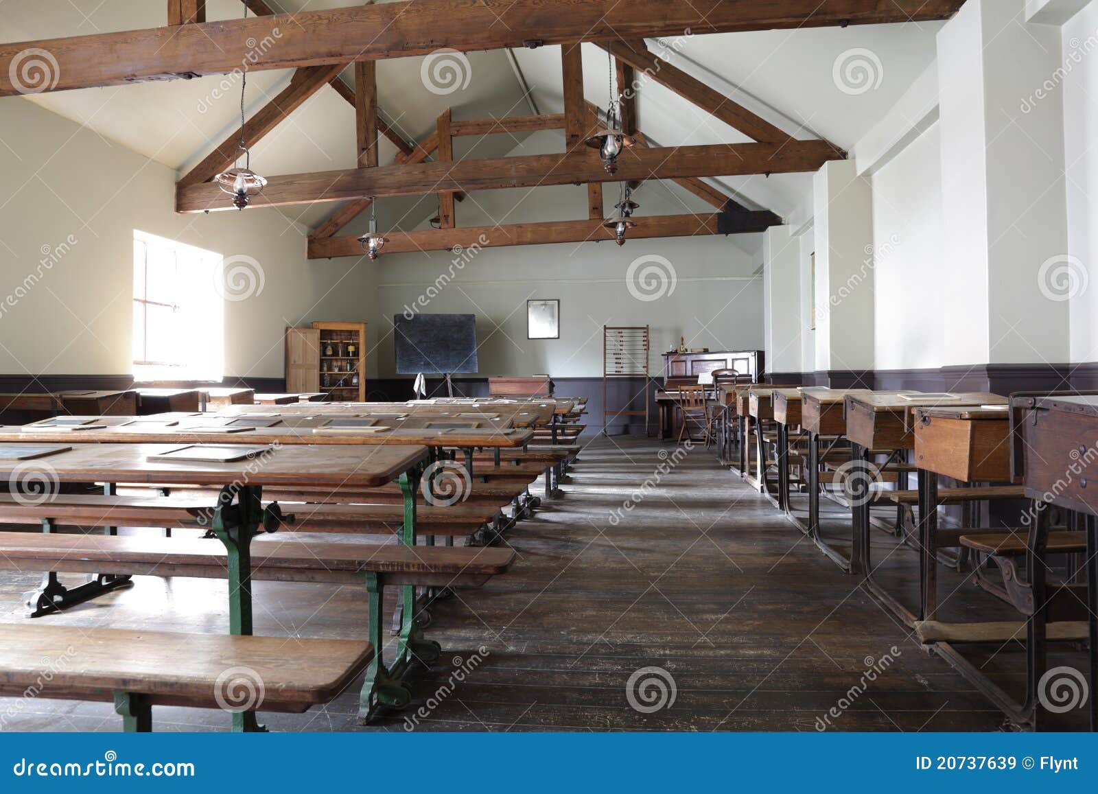 Victorian school classroom stock image. Image of wooden - 20737639