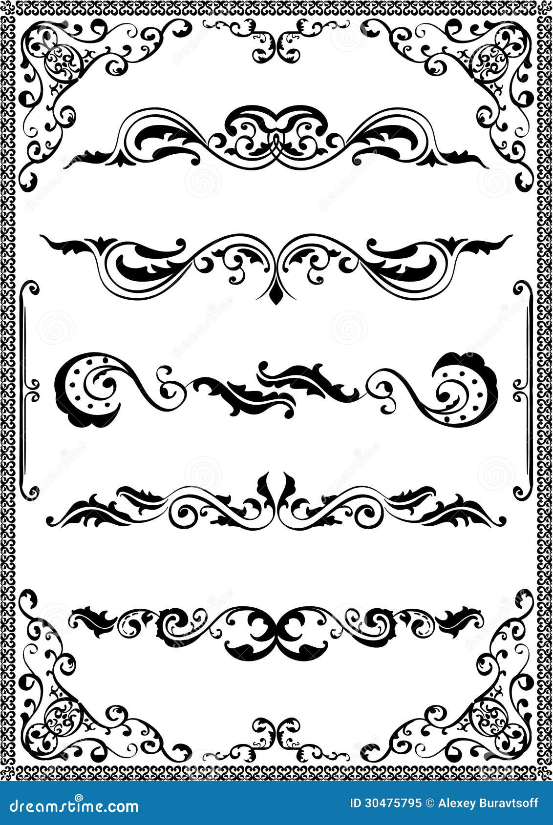 Victorian Scrolls Stock Photo | CartoonDealer.com #10679508