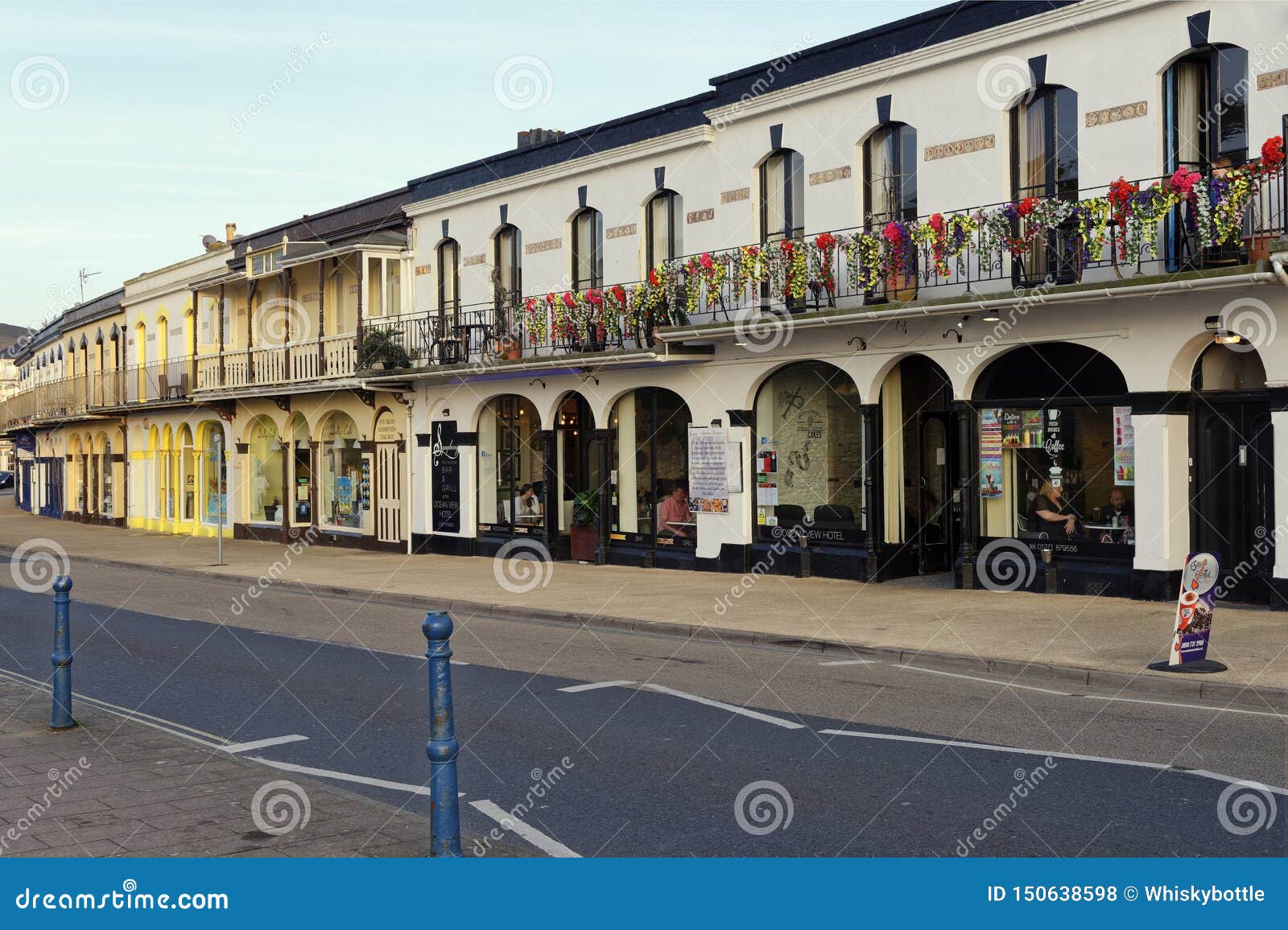 Victorian Seaside Buildings Editorial Stock Photo - Image of flowers ...