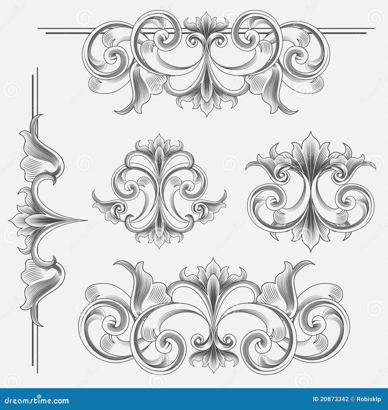 Victorian Style Decorations Stock Photography - Image: 20873342