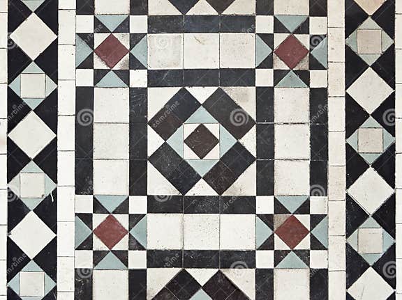 Victorian Style Floor Tile Pattern Stock Photo - Image of tile ...