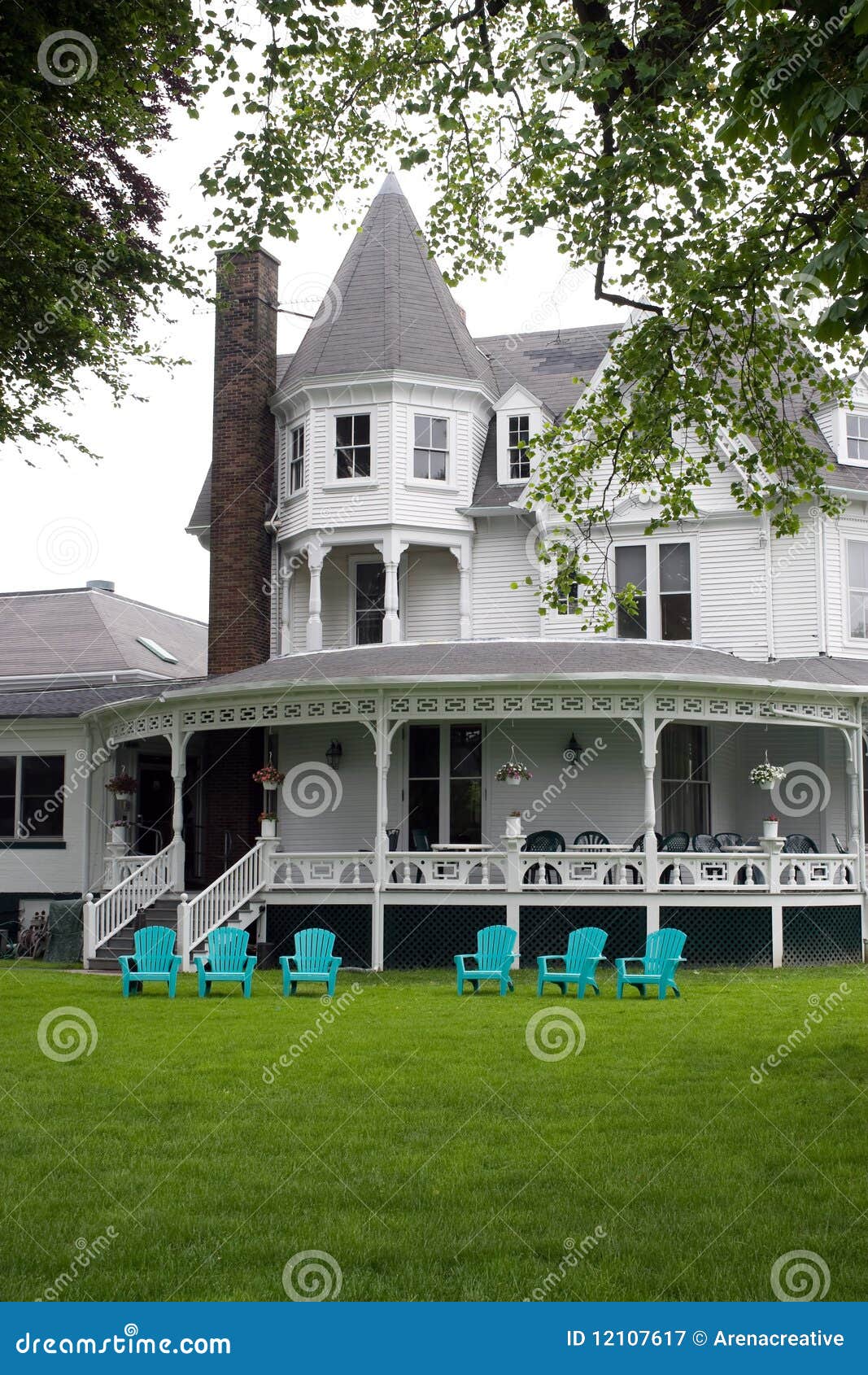 Old Victorian Style Houses, Historic Monterey, California. Colonial ...