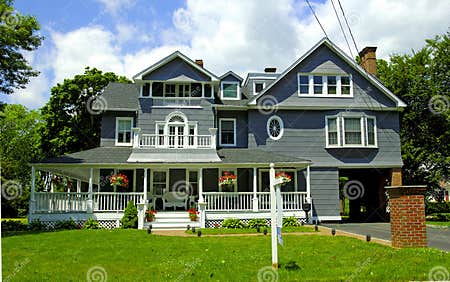 Victorian Style Home stock photo. Image of patio, style - 148712