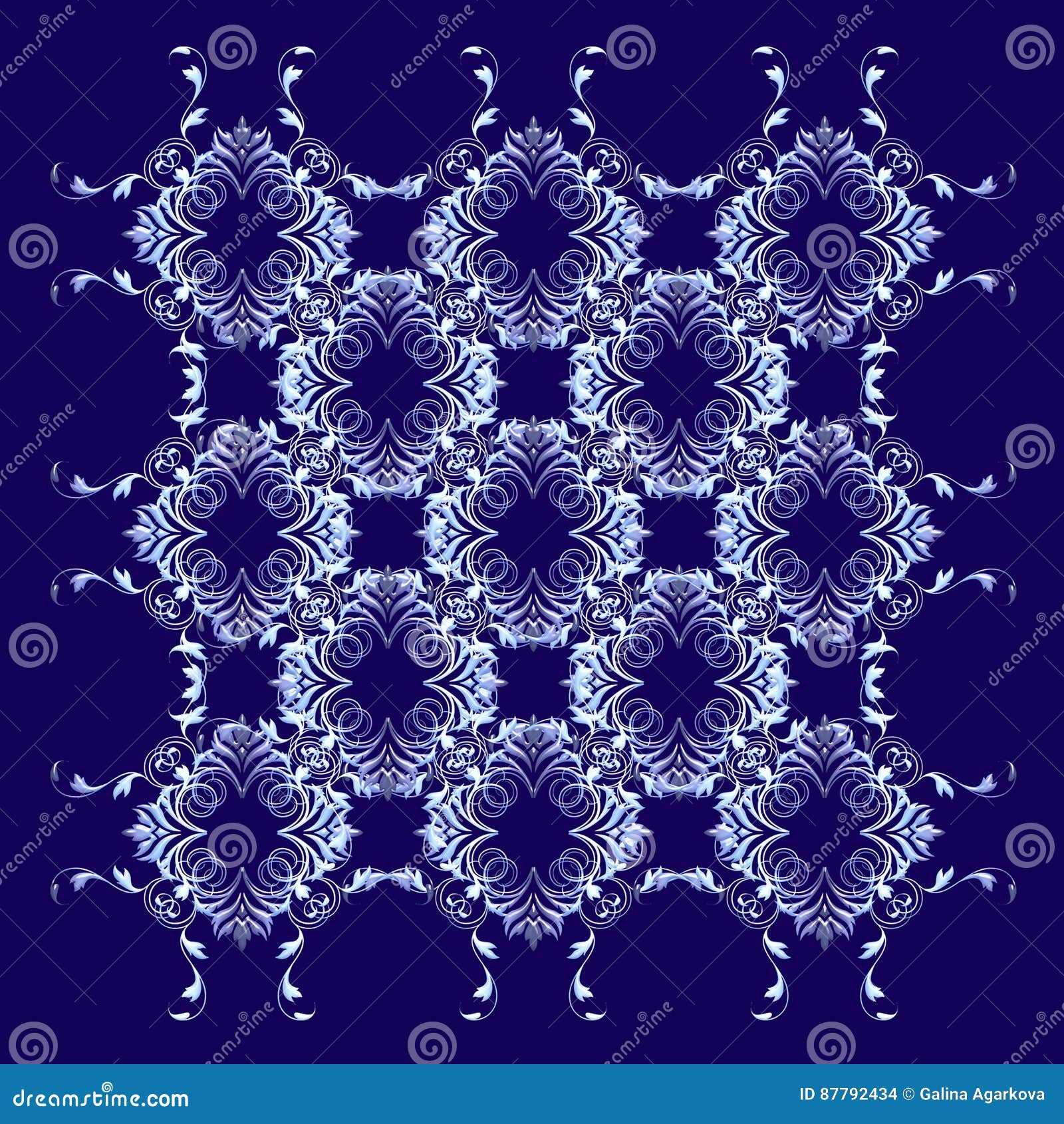 Victorian Style Texture Background Stock Illustration - Illustration of ...