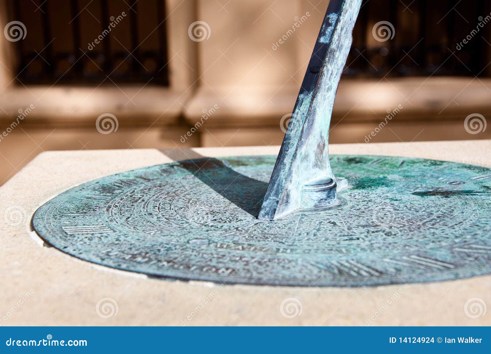Victorian Sundial stock photo. Image of second, copper - 14124924