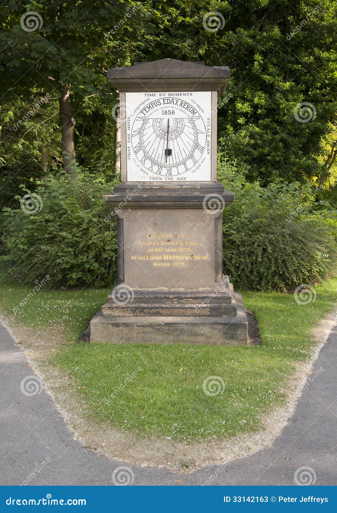 Victorian sundial stock image. Image of sundial, francis - 33142163