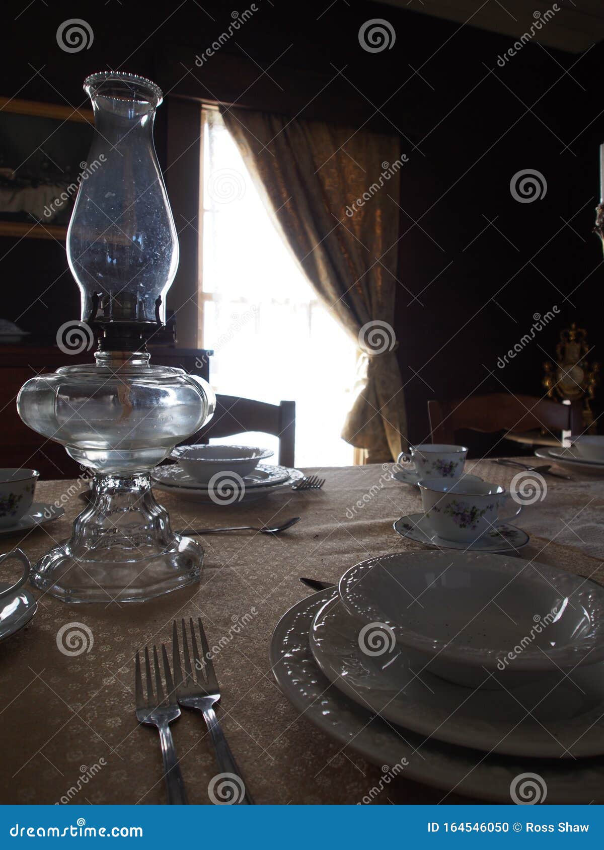A Victorian table setting stock photo. Image of victorian - 164546050