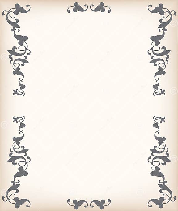 Victorian template stock vector. Illustration of paper - 40001341