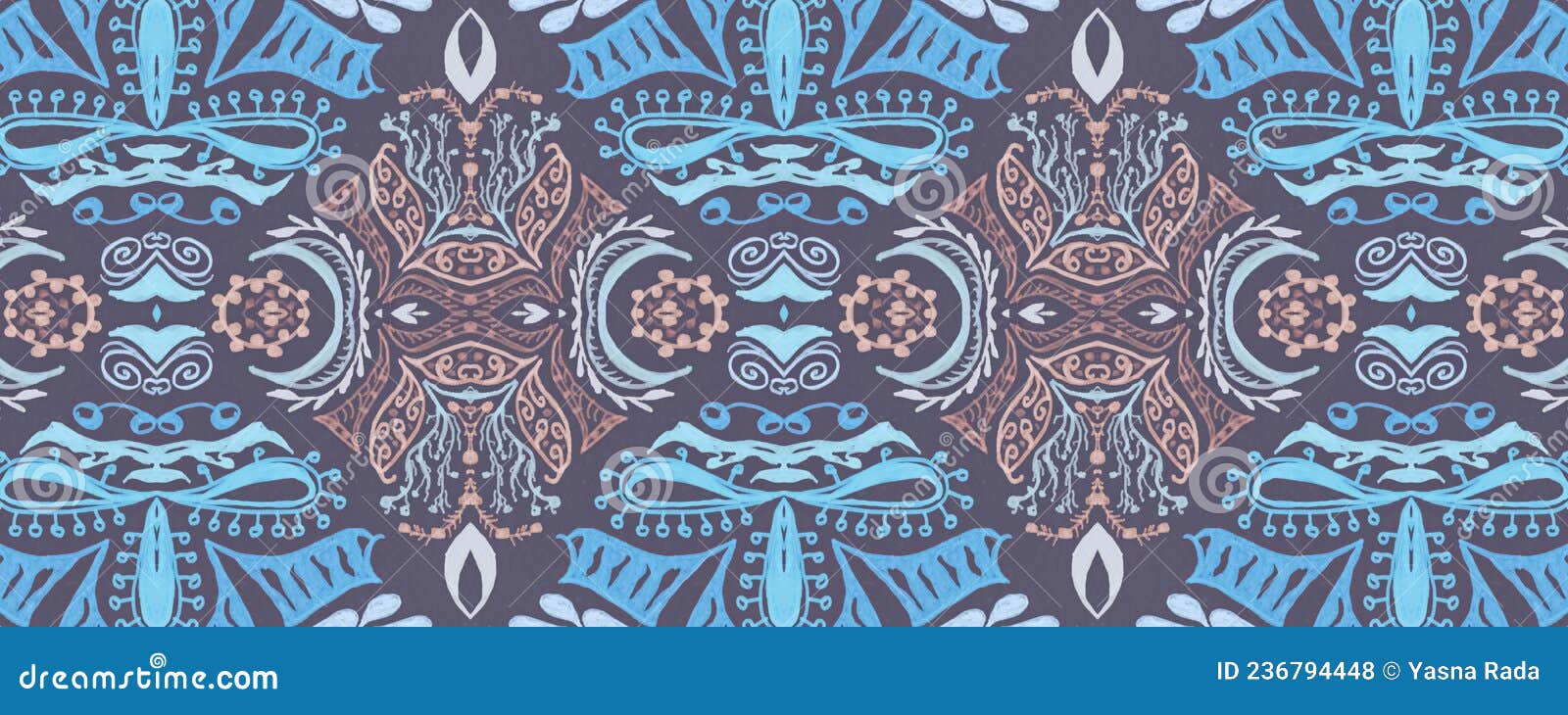 Victorian Tile Pattern. Retro Baroque Texture. Classic Rococo Design ...