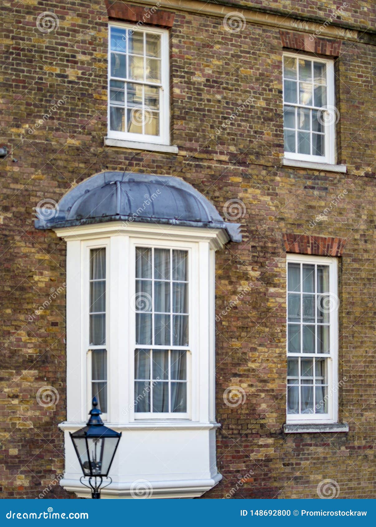 A Victorian Window of an Old Building in London Stock Photo - Image of ...