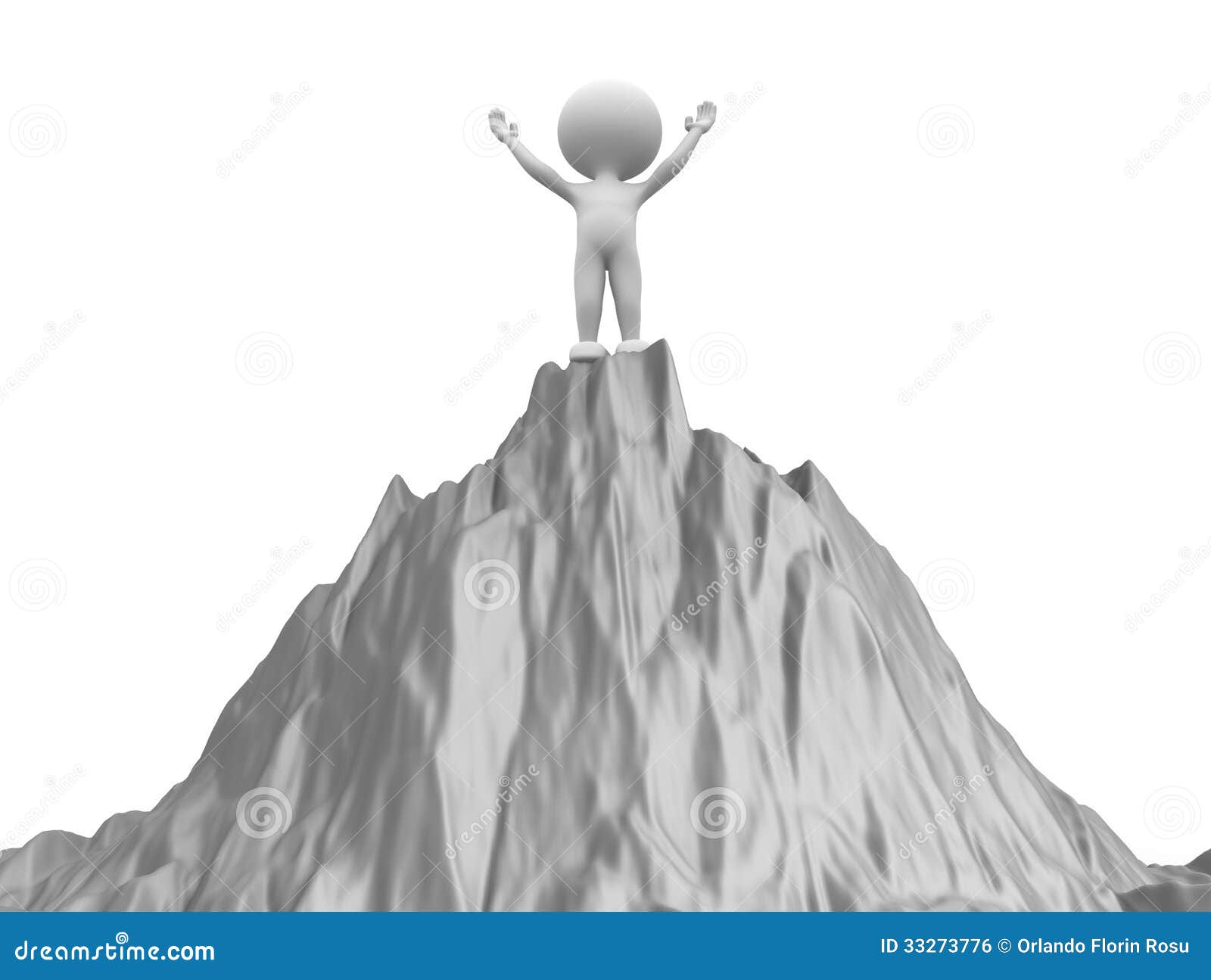 Victorioso stock de ilustración. Ilustración de historieta - 33273776