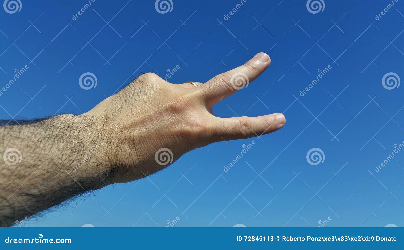 Victorious sign in the sky stock image. Image of victorious - 72845113