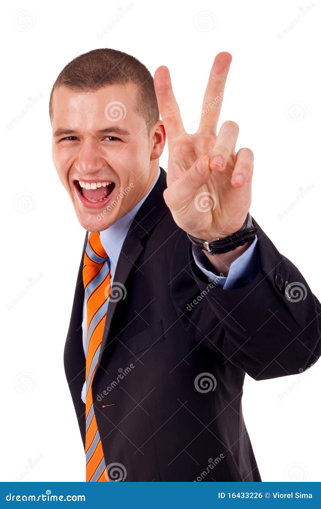 Victory! stock photo. Image of businessman, boss, professional - 16433226