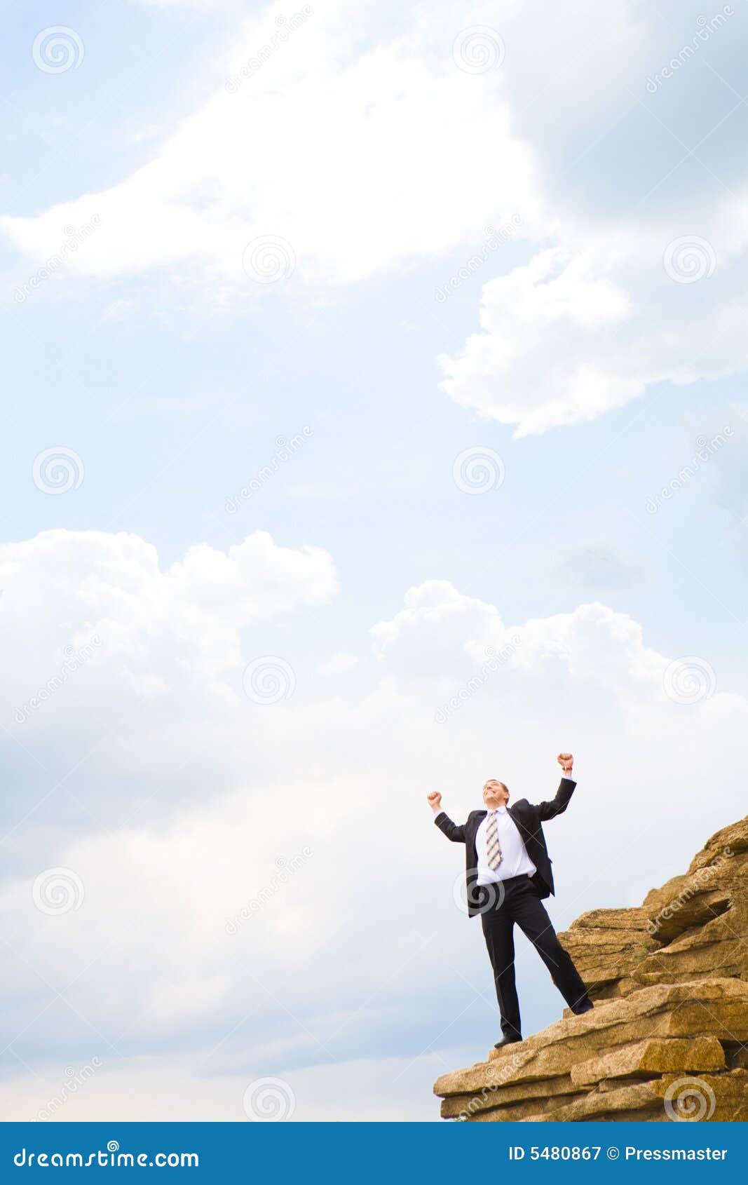 Victory stock image. Image of cloud, happiness, expression - 5480867