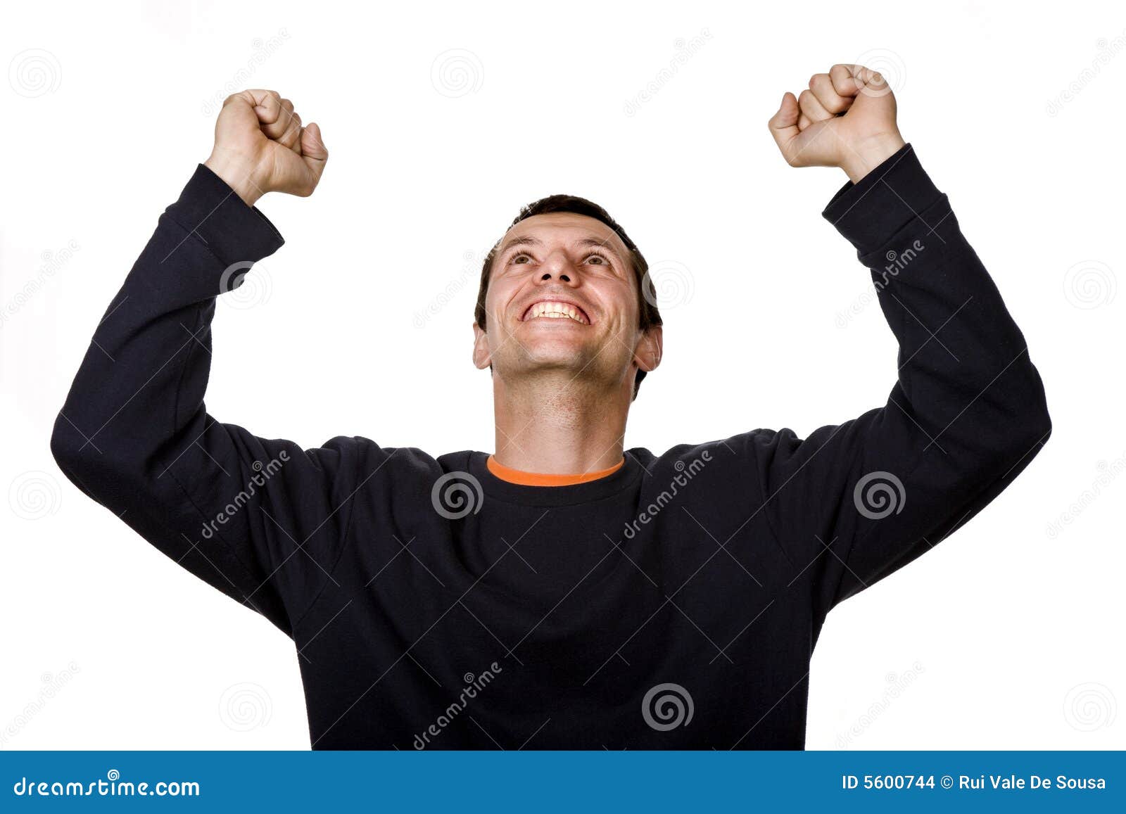 Victory stock photo. Image of expression, happiness, suit - 5600744