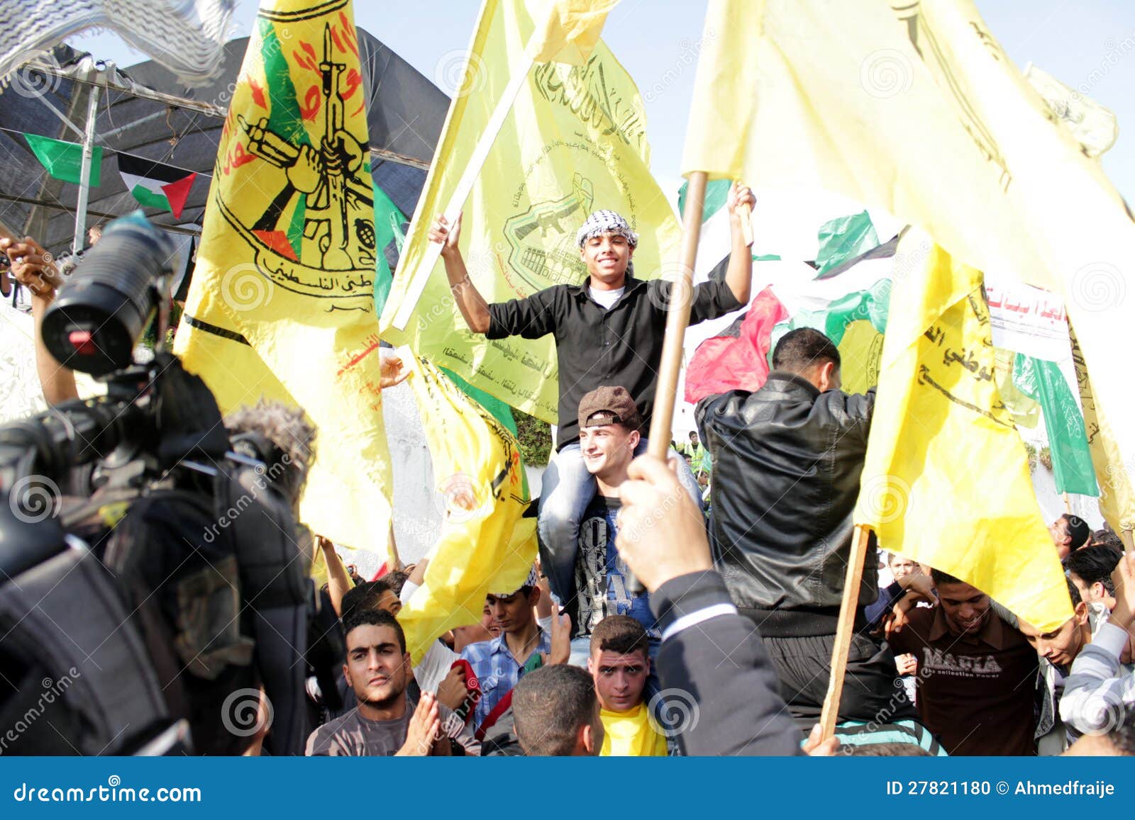Victory Celebrations in Gaza Editorial Image - Image of event, hamas ...