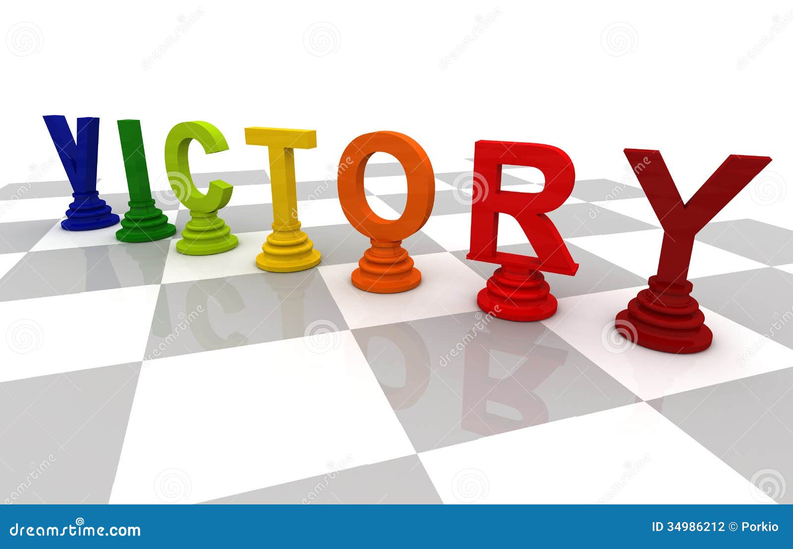 Victory Chess stock illustration. Illustration of sports - 34986212