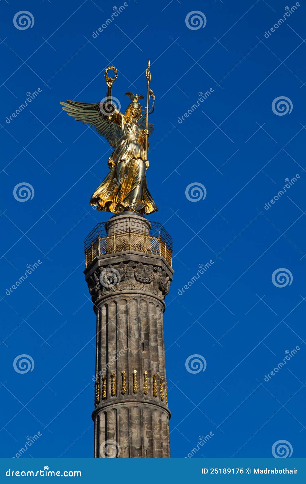 Victory column in Berlin stock photo. Image of berlin - 25189176