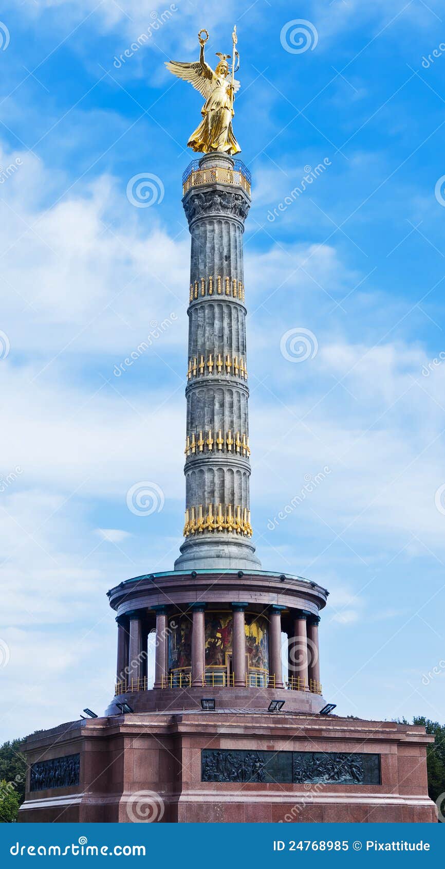 The Victory Column Berlin Gemany Stock Image - Image of destination ...