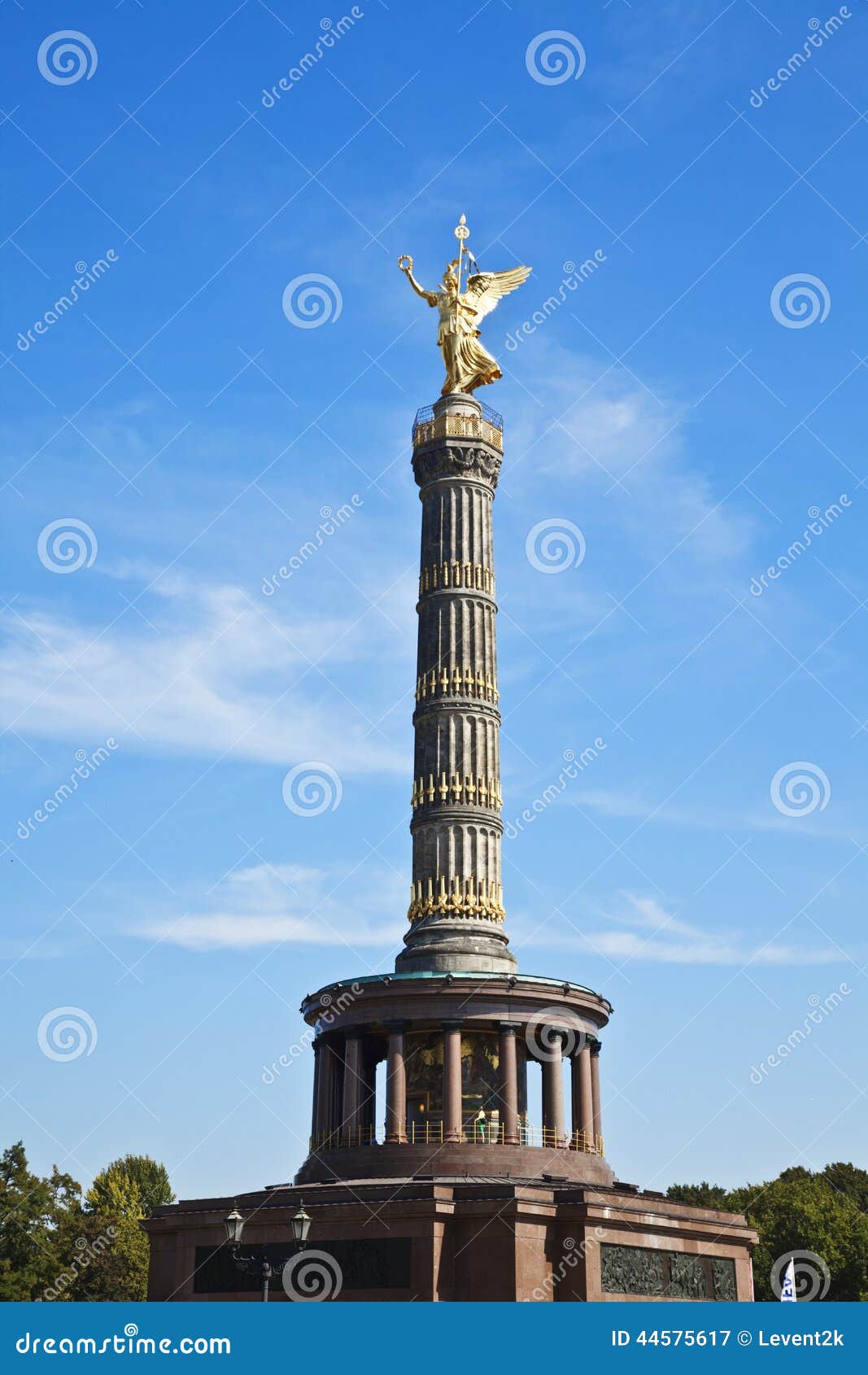 Victory Column, Berlin stock image. Image of bronze, architecture ...