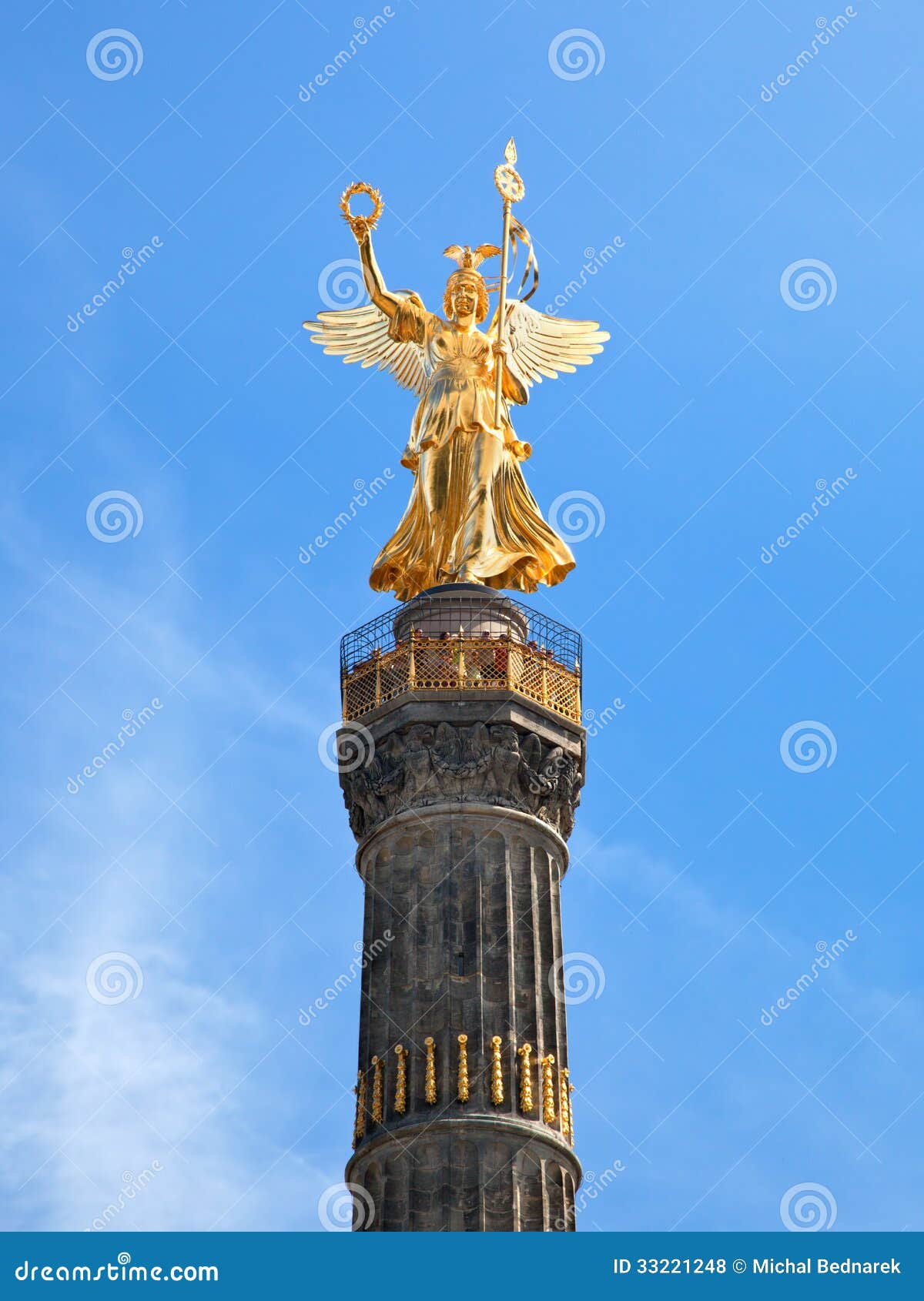 Victory Column a Berlino, Germania Fotografia Stock - Immagine di ...