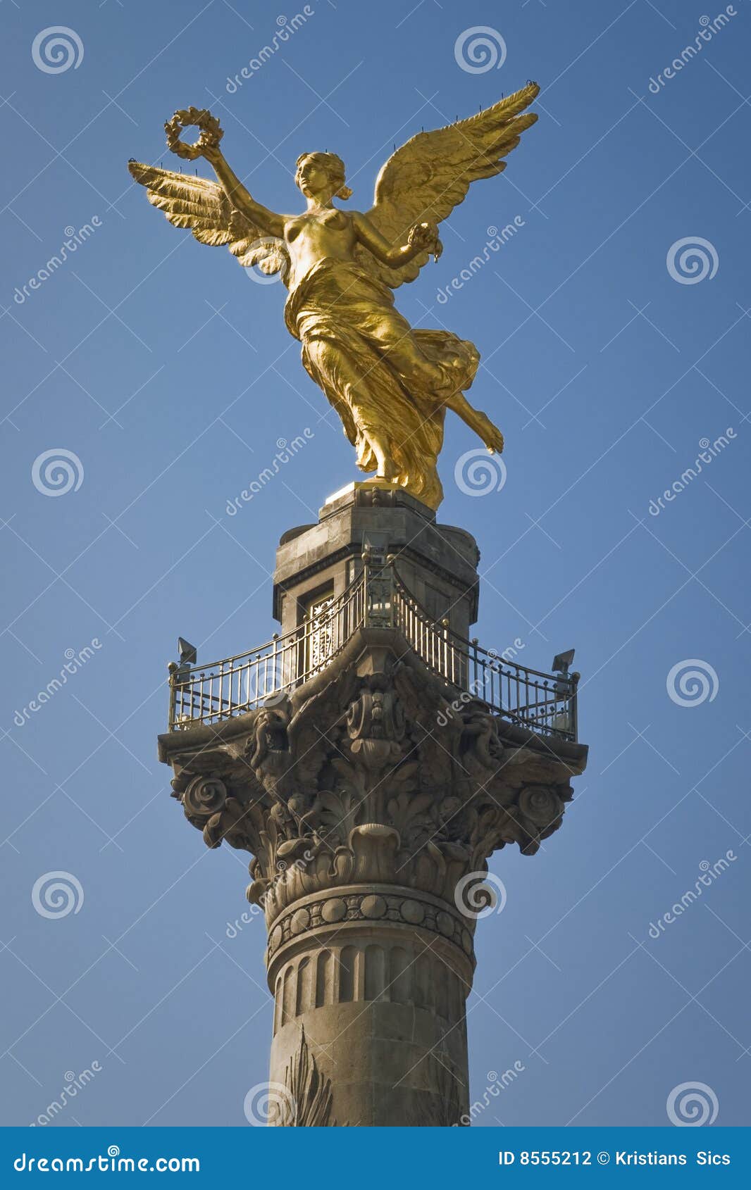 Victory column, Mexico stock photo. Image of mexico, independence - 8555212