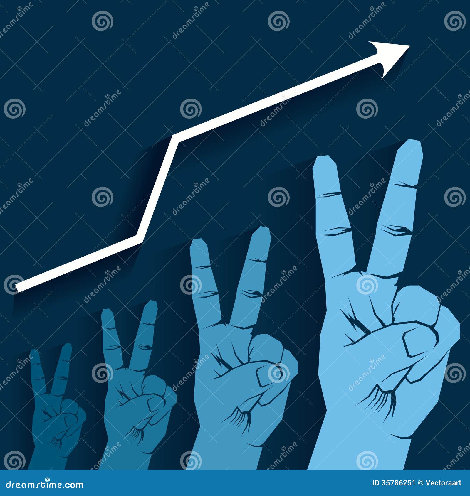 Victory concept stock vector. Illustration of ideas, confidence - 35786251