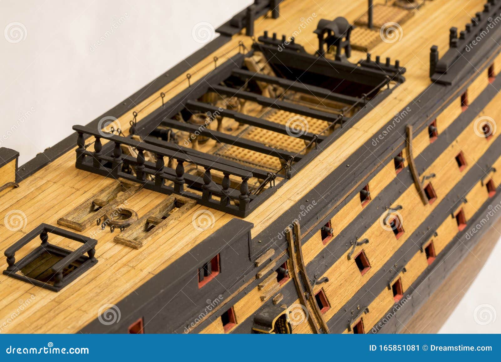 Victory - Model Of The Ship In Scale Stock Photo | CartoonDealer.com ...