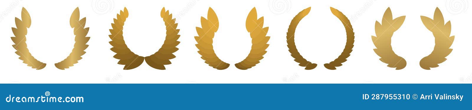 Victory Frame with Gold Leaf Design with 5 Different Design Styles ...