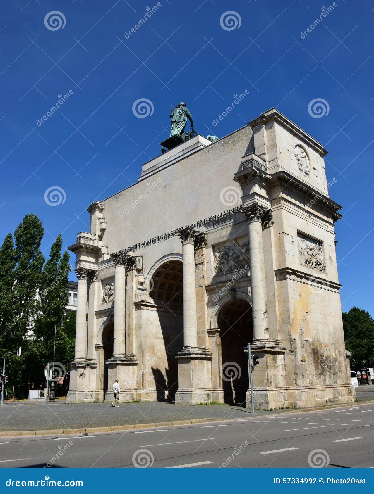 Victory Gate in Munich, Germany Editorial Photography - Image of gate ...
