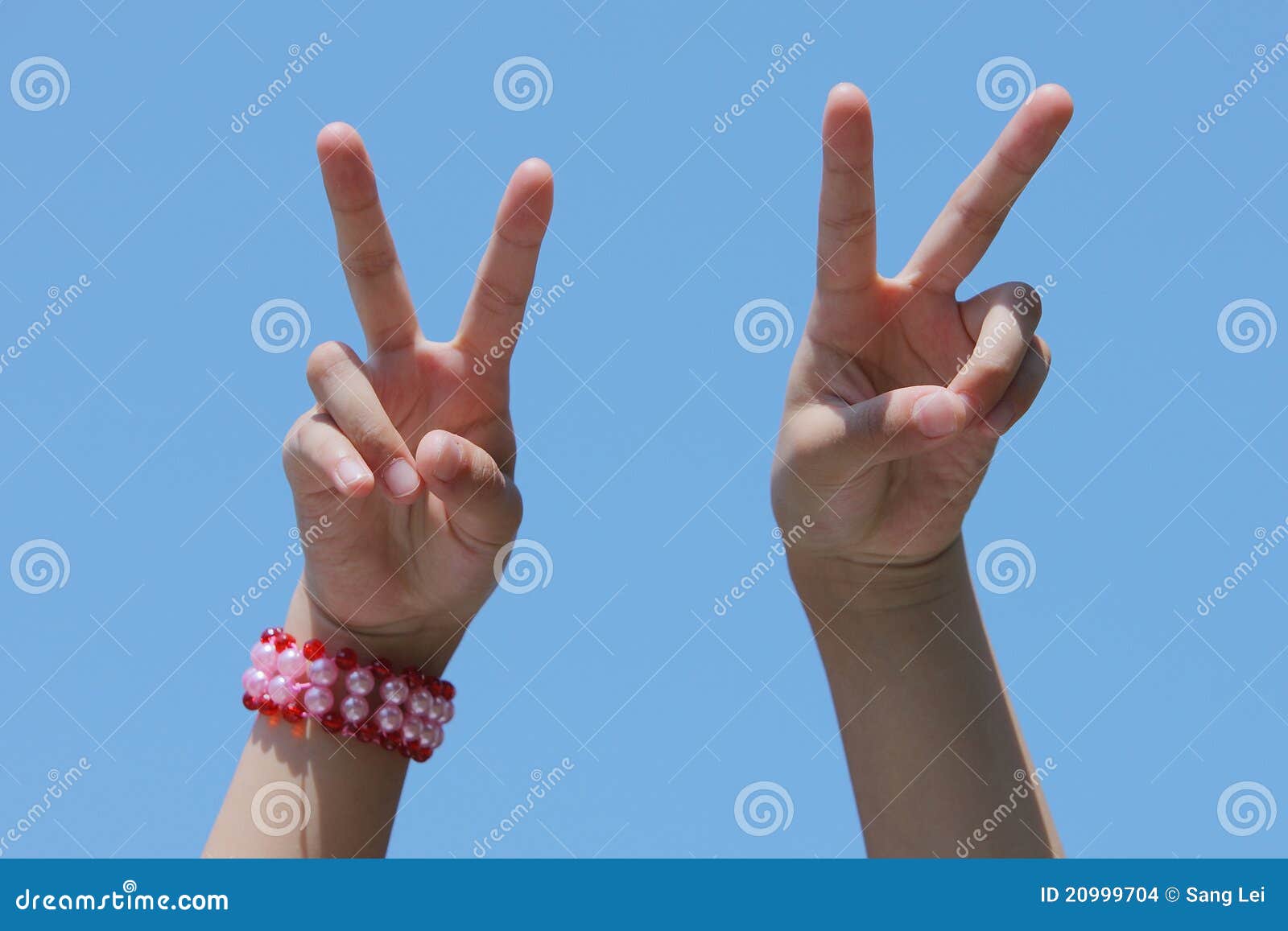 Victory hand signal stock photo. Image of body, hand - 20999704